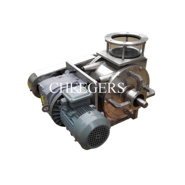 Quality SS304 Stainless Steel Rotary Valve 5 Tons/h Side Entry Rotary Airlock Valves for sale