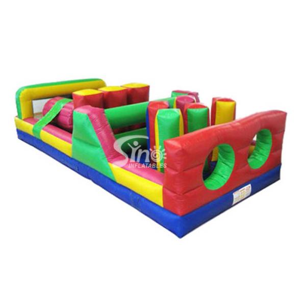 Quality 9m Long Kids Energy Challenge Inflatable Obstacle Course Pvc Tarpaulin From Sino Inflatables for sale