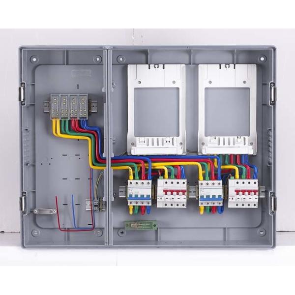 Quality Multifunctional Three Phase Meter Box Grey Electric Meter Enclosure Large for sale