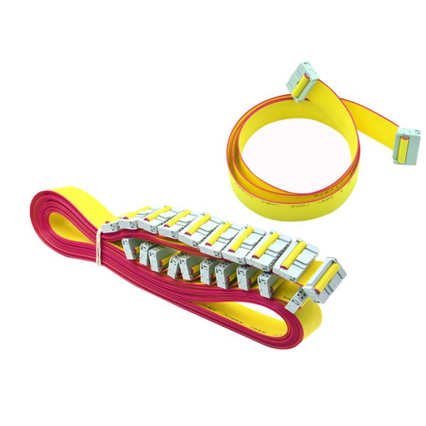 Quality Yellow 16 Pins 1.27mm FFC Flexible Flat Cable for sale