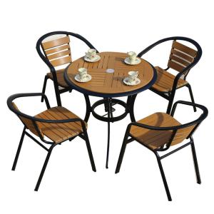 Quality Powder Coated Outdoor Garden Tables and Chairs for Picnic Wine Table Furniture for sale