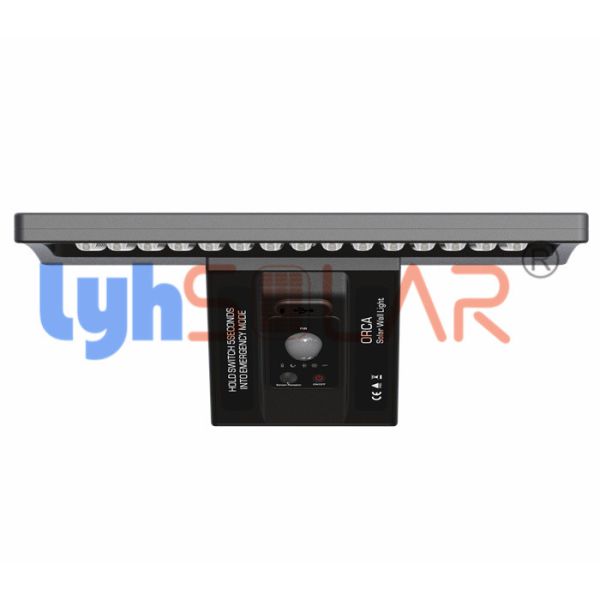Quality IP65 Waterproof Bright Solar Sensor Lights Outdoor 8W Motion Activated With Wide for sale