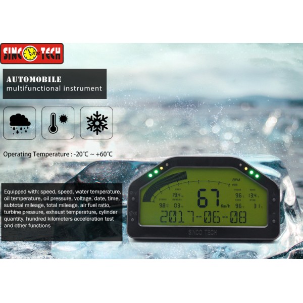 Quality Adjustable Exhaust Temperature Gauge , EGT Sensor And Gauge Sensor Kit Type for sale