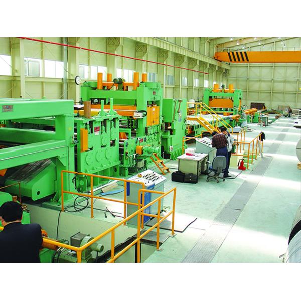 Quality Automatic Steel Coil Slitting Line Uncoiling Leveling Shearing Machine for 35T for sale