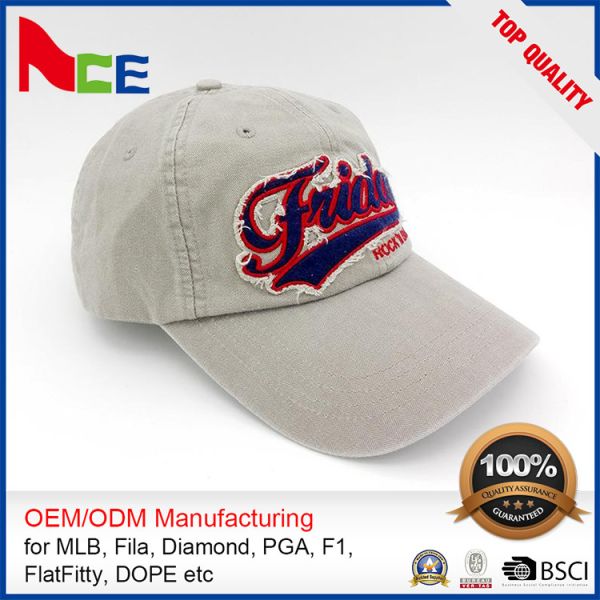 Quality Personalized embroidered dad cap , 100% cotton dad hat six panel Eco friendly for sale