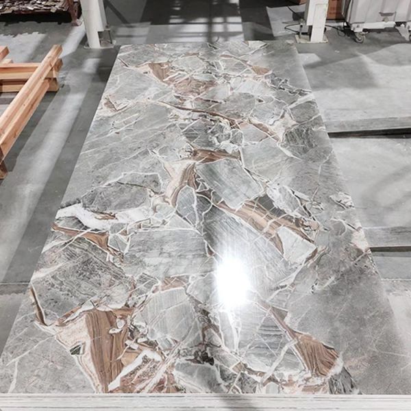 Quality Glossy/Matt PVC Marble Sheet For Interior Decoration for sale