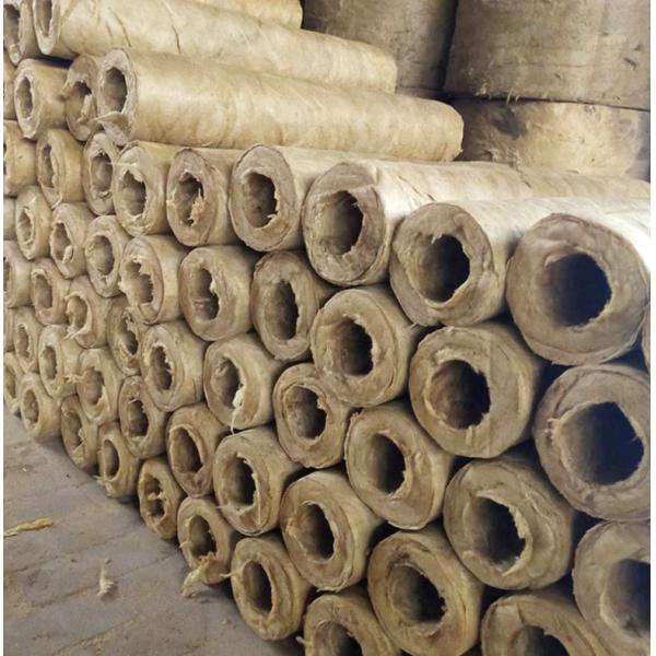 Quality Light Weight Waterproof Fireproof Rockwool Tube Insulation Material 80mm for sale