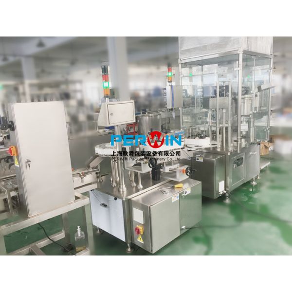 Quality Plastic Test Tube Filling And Capping Machine , Sticker Labeling Machine for sale