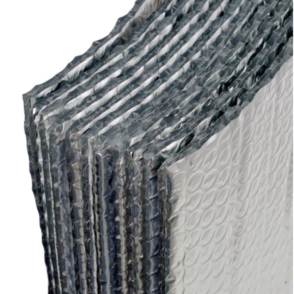 Quality Metallic Double Bubble Wrap Aluminium Bubble Foil Insulation For Roof for sale