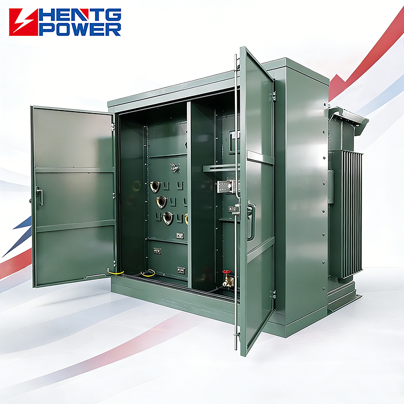 Quality 225 kVA Three Phase Pad Mounted Transformer Dead-Front Loop / Radial Feed Bay-O-Net Fuse Oil-Filled Copper Windings for sale