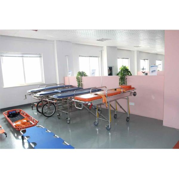 Quality Aluminum Alloy Foldable Ambulance Stretcher Patient Transfer Height And Back for sale