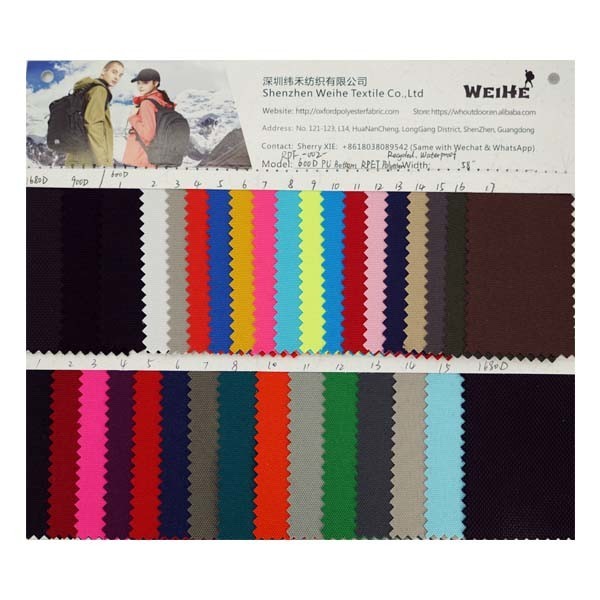 Quality 100% Polyester PU Recycled Waterproof Fabric Environmental Friendly for sale