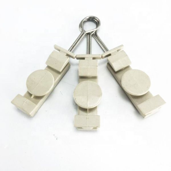 Quality FTTH Clamp Fiber Optic Cable Accessories for sale