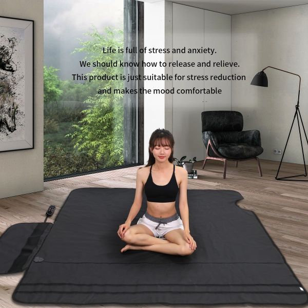 Quality Heating Wire Far Infrared Sauna Blanket Wrap UKCA Certification for sale