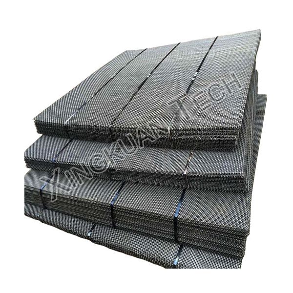 Quality 65Mn Wire Mesh Vibrating Screen , machine weaving crusher screen mesh for sale