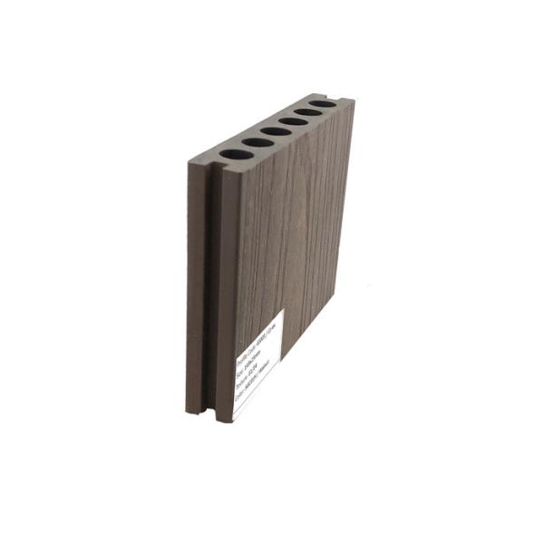 Quality Anti Slip WPC Hollow Decking Wood Grain Hollow PVC Decking REACH for sale