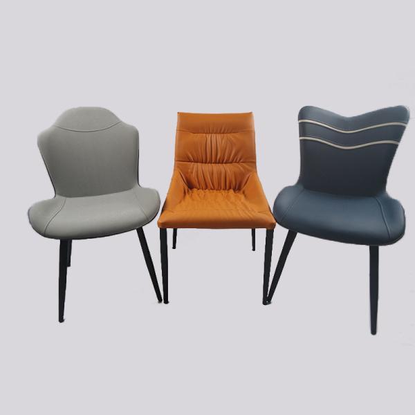 Quality Antique Design Restaurant Comfy Leather Dining Chairs 7kgs for sale