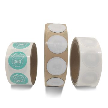 Quality Customization RFID NFC Tags Diameter 35mm White NFC Tags for sale