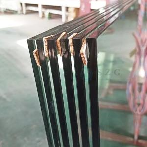 Quality 8mm 1/3 Inch Tempered Safety Glass High Strength For Shower Doors Roof Table for sale