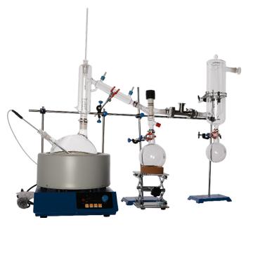 Quality Fractional Extraction Short Path Distillation Equipment 5L 2000rpm for sale