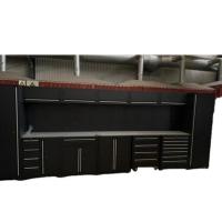 Quality Full Garage Tool Box Drawer Workbench with Customized Stainless Steel Handles for sale