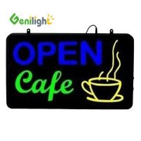 Quality Efficiently Promote Your Cafe Catering Business with OPEN Neon Board and for sale