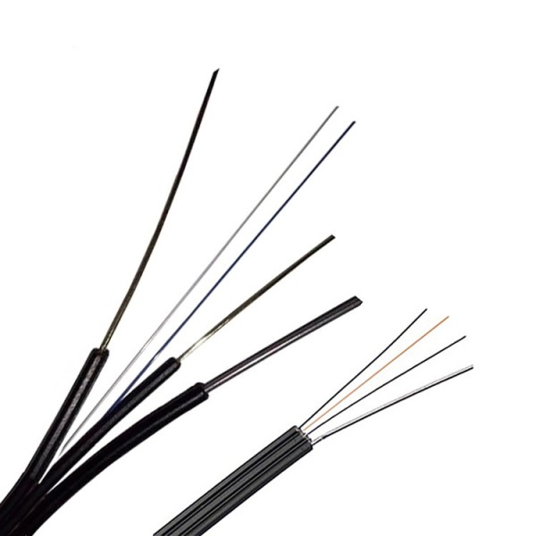 Quality Single Mode FTTH Indoor Outdoor Drop Optical Fiber Cable For Access Network Armoured Fiber Optic Drop Cable for sale