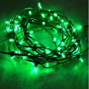 Quality Outdoor Decorative Christmas Tree Light String 100m 666leds 12V LED Clip Lights for sale