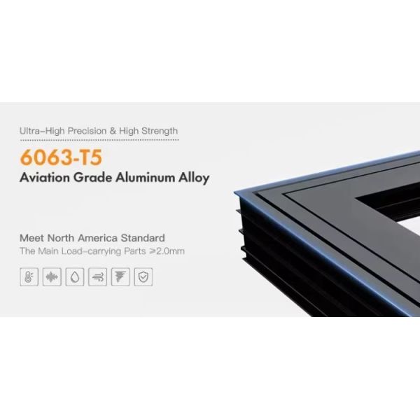 Quality Broken Bridge Aluminum Windows, Soundproof Windows, Good Sealing for sale