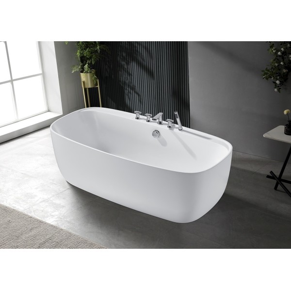 Quality 1700mm Standing Bathtub With Slim Edge for sale