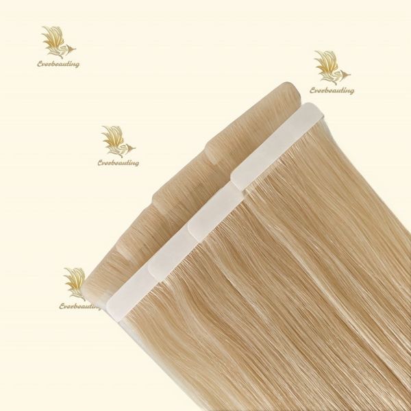 Quality Double Drawn Raw Russian Injection Tape Human Hair Extensions with Customized for sale