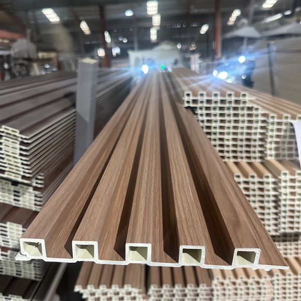 Quality Wood Plastic Composite Cladding Fluted Wall Board WPC Interior Wall Panel for sale
