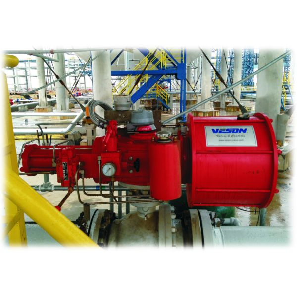 Quality Metal Seated Ball Valves Spring Return Pneumatic Actuator VSF Series for sale