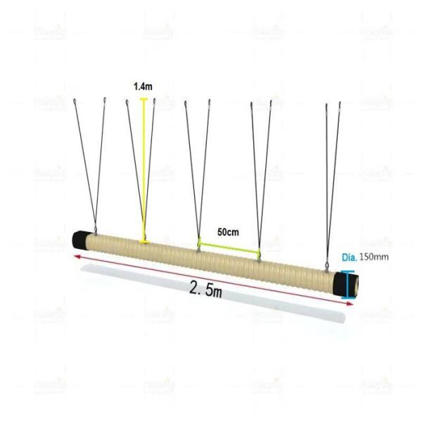 Quality Rope Swing Suspension Rope Bridge 120mm Outdoor Playground Equipment for sale