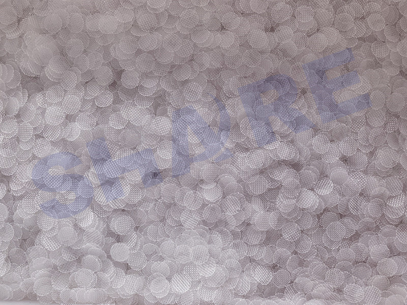 PP filter mesh shapes
