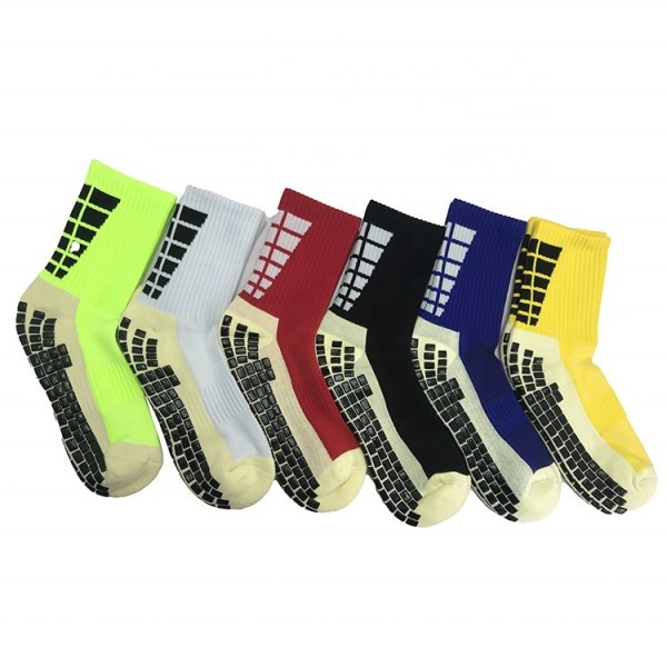 Quality Men's Quick Dry Sweat Absorption Football Socks with Bright Colors LZ-21-antilsip 01 for sale