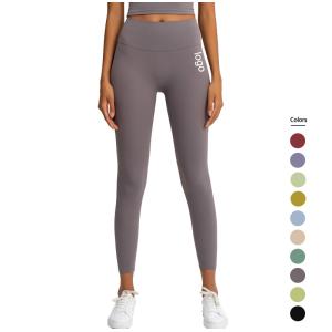 Quality 87 Percent Nulon 13 Percent Spandex Gym Sport Leggings , Women'S Training for sale