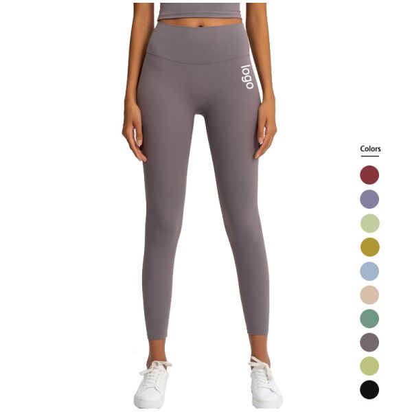 Quality 87 Percent Nulon 13 Percent Spandex Gym Sport Leggings , Women'S Training Leggings for sale