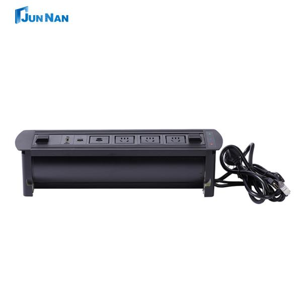 Quality Desktop Power Socket Hidden Multifunction Office Table European Plugs Outlet for sale