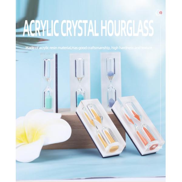 Quality Christmas Acrylic Hourglass one Minute Three Minute Hourglass Sand Timer for sale
