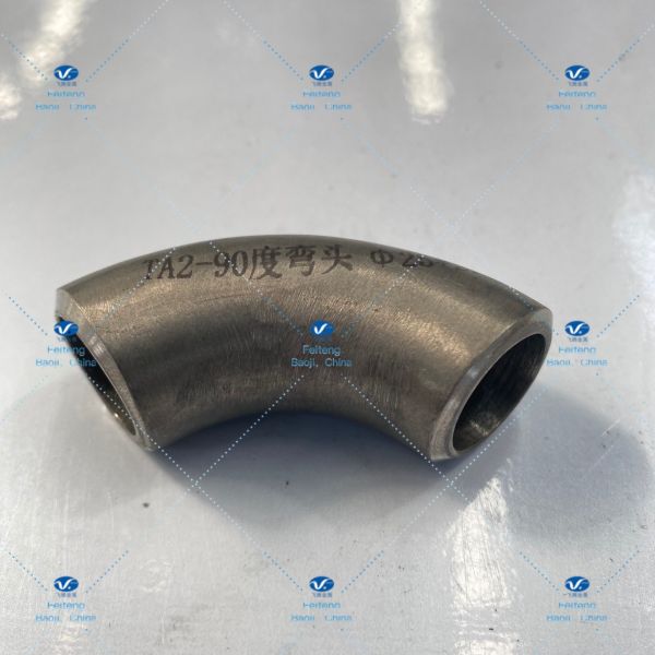 Quality Feiteng 25OD*2.5 Titanium Seamless Pipe Elbow for sale