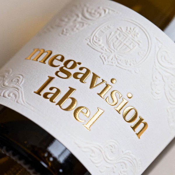 Quality High Texture Gold Stamping Embossed Wine Label Custom Art Pattern Hot Stamping to Imbue Packaging Labels Sticker Luxury for sale