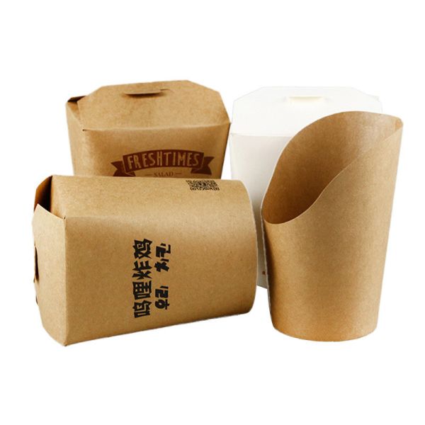 Quality Glossy Fast Food Sandwich Fried Chicken Boxes Packaging Cardboard Paper for sale