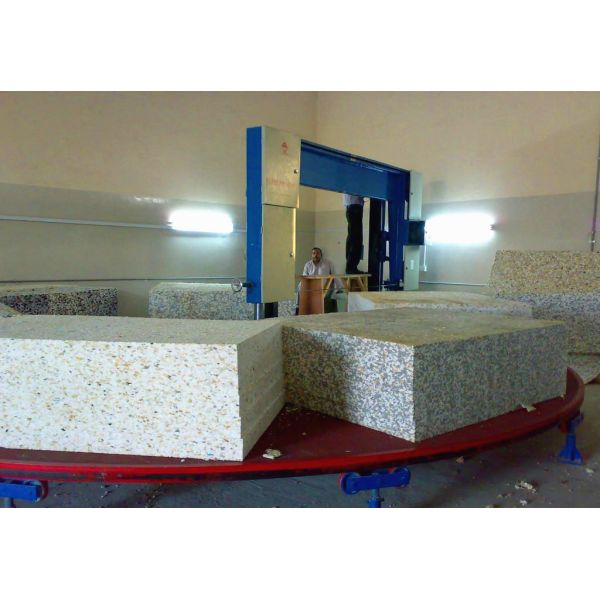Quality Auto Circle Rotary Horizontal Foam Cutting Machine , Polyurethane / PU Sponge for sale
