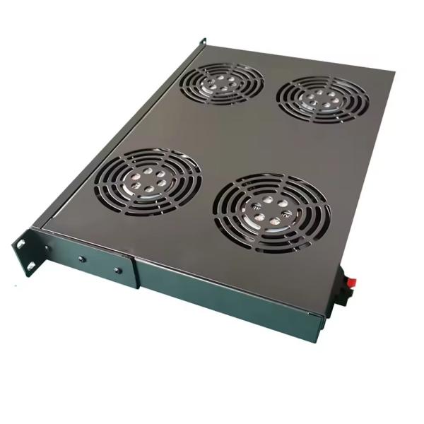Quality Rack Mounted 2 Cooling Fan 4 Fan Unit Network Cabinet for sale
