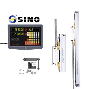 SINO Digital Linear Scale Grating Ruler SDS2MS Two-Axis Linear Glass Scale On A Digital Readout ...