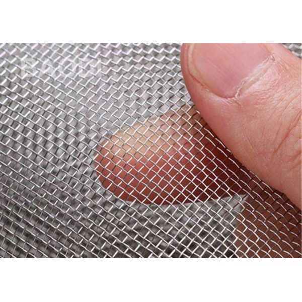 Quality Aluminum Construction 0.4mm Crimped Mesh Plain Weaving Alkali Resistant for sale