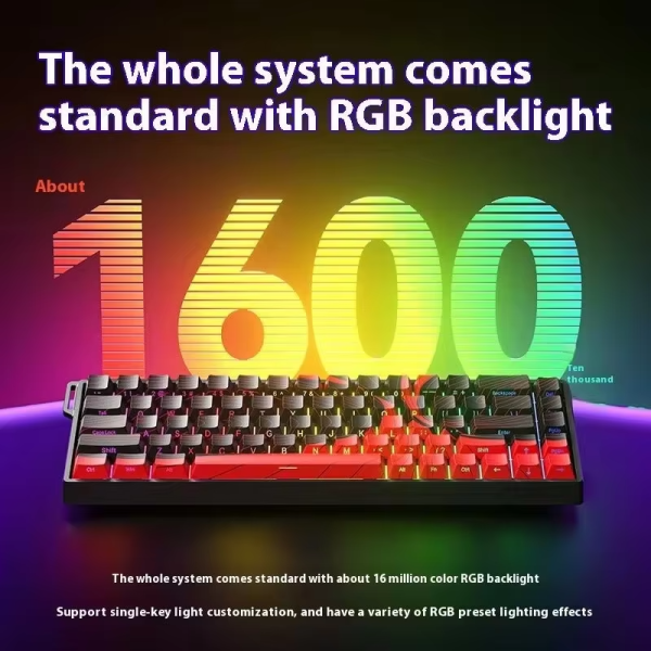 Quality Full-size Magnetic Axis Keyboard with 1000Hz Polling Rate, 2.2 Pounds Weight, and 17.6 x 5.3 x 1.5 Inches Dimensions for sale