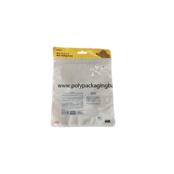 Quality Breathable And Customizable Transparent Zipper Composite Packing Bag for sale