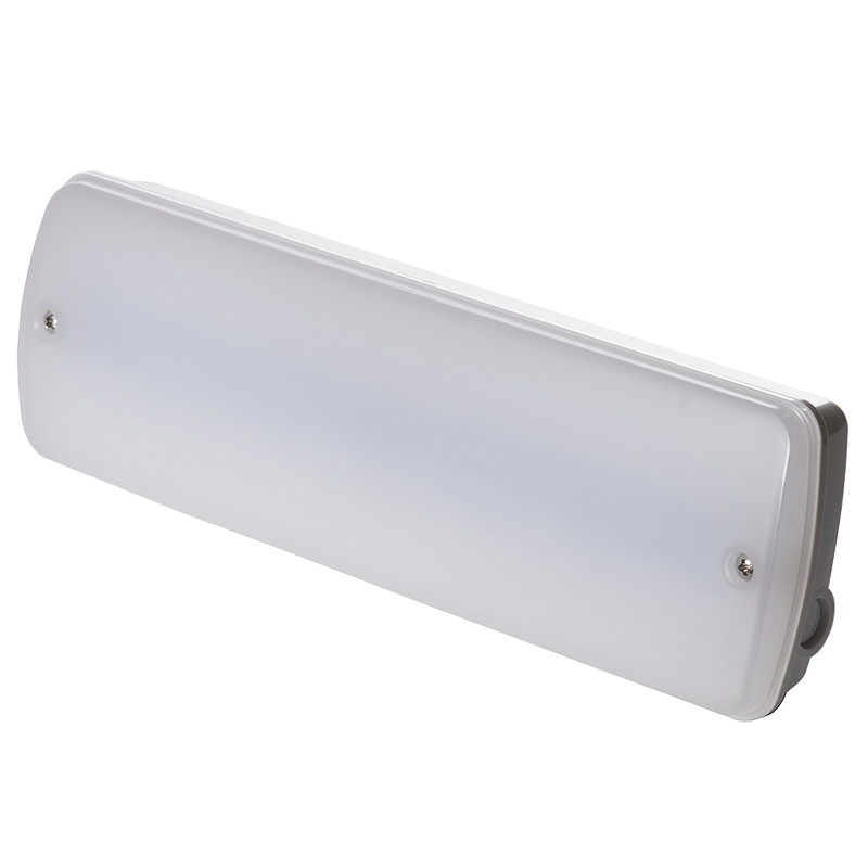 Quality IP65 Waterproof Emergency Light 3W Maintained LED PC Cover Fireproof L121N for sale